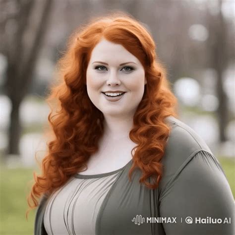 Plus Size Redhead Woman 30 By Tonyhnny On Deviantart