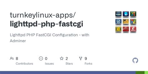 GitHub Turnkeylinux Apps Lighttpd Php Fastcgi Lighttpd PHP FastCGI