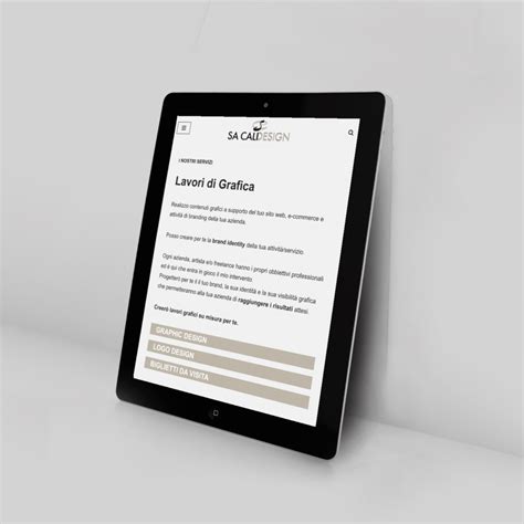 Creazione Siti Web Responsive Sa Cali Design