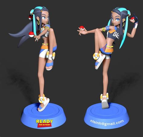 Nessa Pokemon Sword And Shield 3d Model By Sinh Nguyen