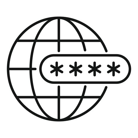 Global Network Security System Protecting With Password 49555347 Vector Art At Vecteezy