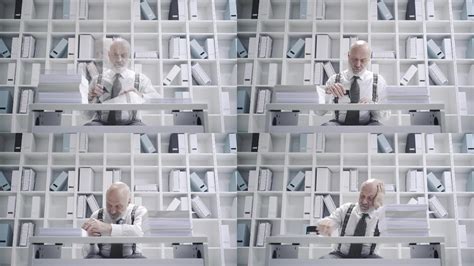 做无聊的重复性工作的上班族 视频素材下载 编号 7248816 光厂 Vj师网