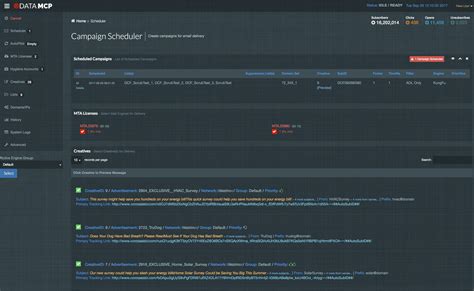mta campaign scheduler introduction data mcp
