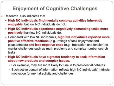 Need For Cognition Nc Ppt
