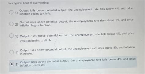 Solved In A Typical Bout Of Overheatingoutput Falls Below
