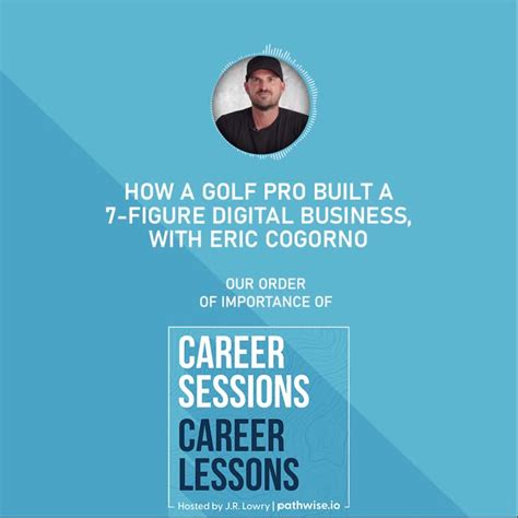 Pathwise On Linkedin Eric Cogorno Was A Scratch Golfer And A Successful Golf Coach But He Was…
