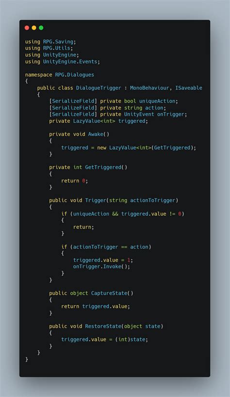 Saving Action Trigger Ask Gamedev Tv