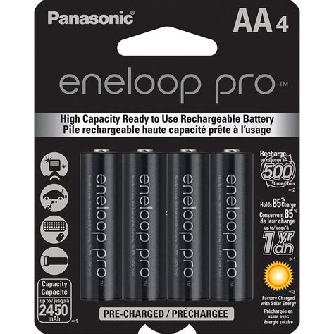 Panasonic Eneloop Pro Aa Rechargeable Ni Mh Bk 3hcce 4be Bandh
