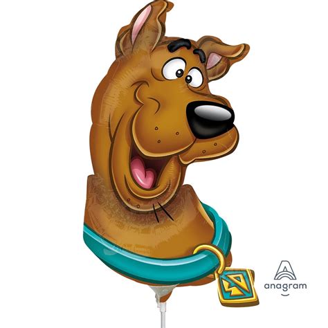 Anagram 135 Inch Scooby Doo Head Shape Foil Mylar Balloon Air Fill