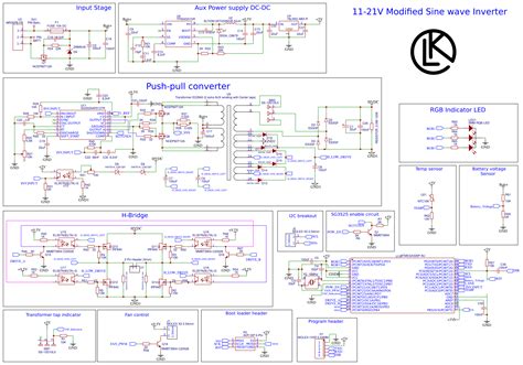 Diy Mini Inverter 11 21v 150w Resources Easyeda