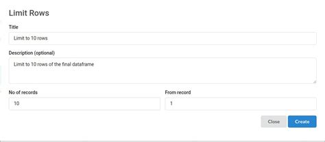 Limit Rows Xceed Analytics Documentation