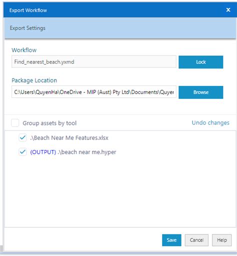 How To Package Your Alteryx Workflow The Data Babe Down Under