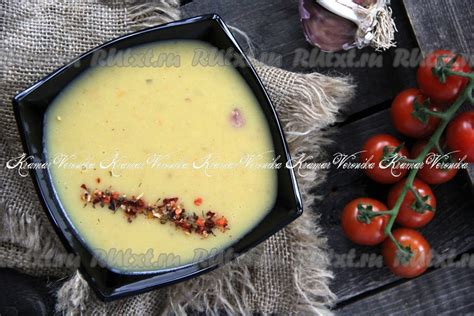 Гороховый суп пюре с копчеными ребрышками 13 фото в рецепте