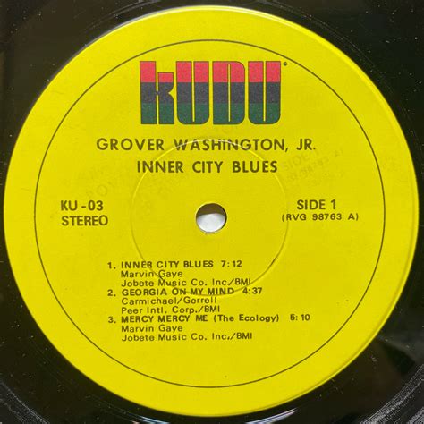 Inner City Blues Grover Washington Jr Vinyl7 Records