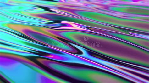 Neon Flowing Liquid Waves Abstract Glowing Motion Background Stock Video Video Of Flowing