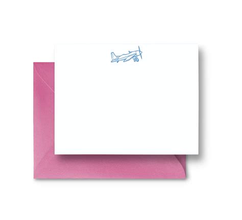 Airplane Notecards — Little Postage House