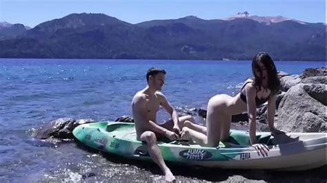 Horny Teen Couple Gets Caught Having Sex On Public Beach Huge Cumshot