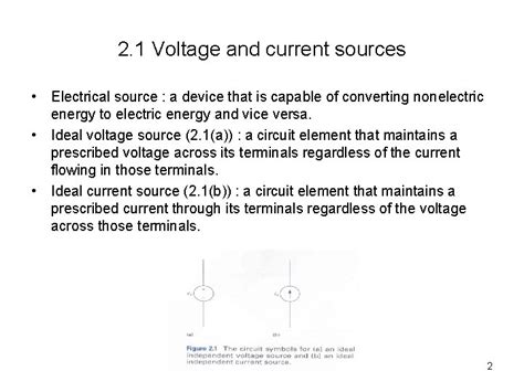 Chapter 2 Circuit Element 1 Voltage And Current