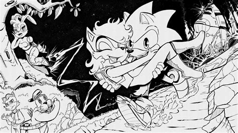 Felt Like Redrawing A Scene From The Satam Intro R Sonicthehedgehog