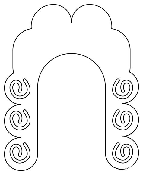 Judge Wig Coloring Page Colouringpages