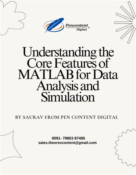 Matlab Features For Data Analysis And Simulation Pdf