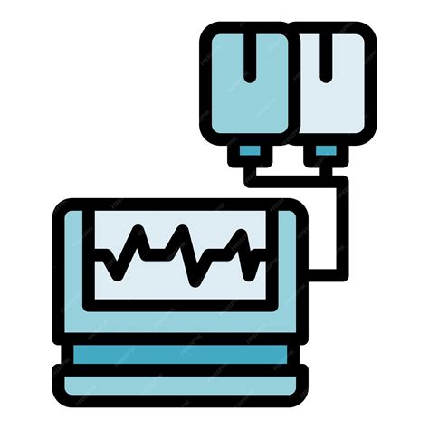 Premium Vector Pulse Defibrillator Icon Outline Pulse Defibrillator
