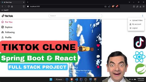 Building A Tiktok Full Stack Clone With Spring Boot React Mysql Mui Tailwind And Formik Youtube