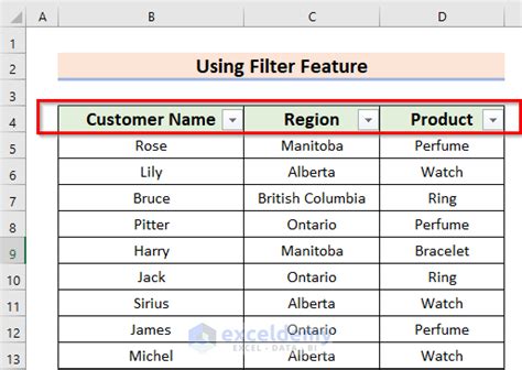 How To Create A Filtering Search Box For Your Excel Data 5 Methods
