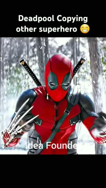 Deadpool Copying Other Superhero 😁 Deadpool And Wolverine Youtube
