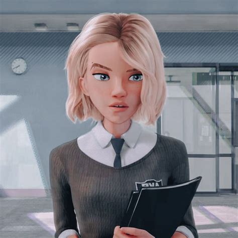 Spider Verse Gwen Stacy Icon Spider Gwen Spiderman Gwen Stacy