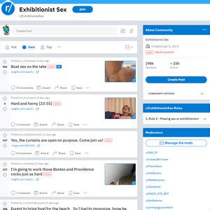 Exhibitionist Sex R ExhibitionistSex NSFW Reddit Sitesi