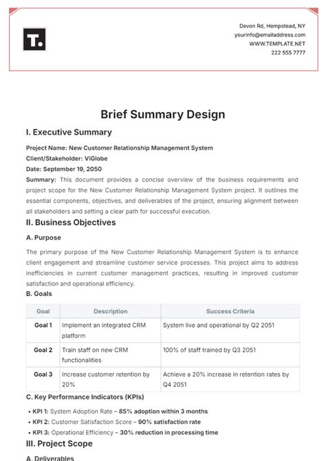 Free Death Summary Template To Edit Online