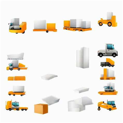 Supplier Vector Set White Background Isolated A High Qual Premium Ai