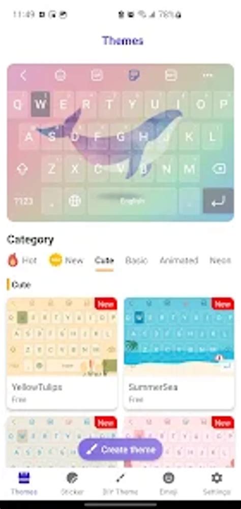 Keys Cafe RGB LED Keyboard Para Android Descargar