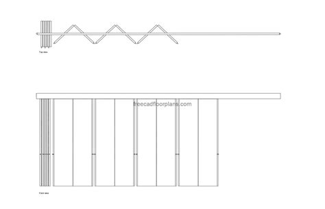 Folding Wall System Free Cad Drawings