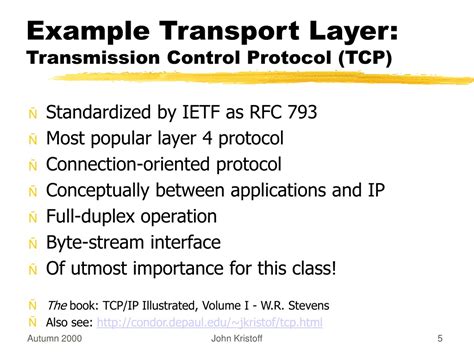 PPT Transport Layer PowerPoint Presentation Free Download ID