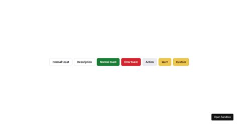 Snackbar Joy Ui Feat Sonner Codesandbox