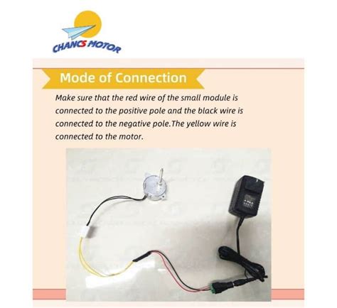 DC To AC Electro Model Small AC Motor Using DC Power Supply Driving Model ChancsMotor Com