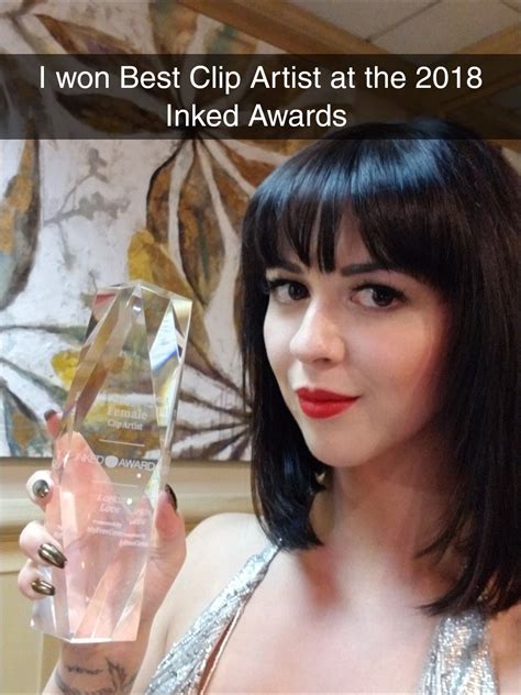 I Won Best Clip Artist Female At The 2018 Inked Awards R Larkinlovexxx