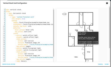 How To Display Temperature On Ha Floorplan Frontend Home Assistant Community
