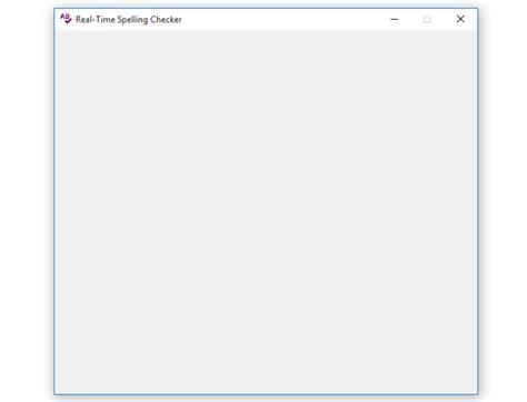How To Make A Real Time Gui Spelling Checker In Python The Python Code