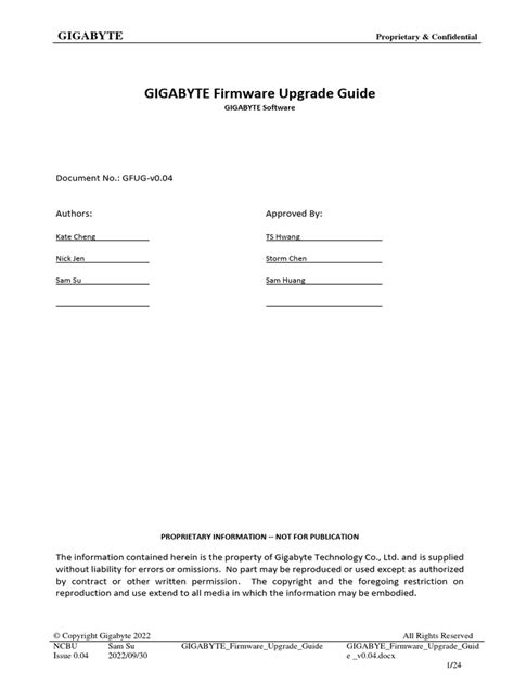 Gigabye Firmware Upgrade Guide V004 Pdf Bios 64 Bit Computing