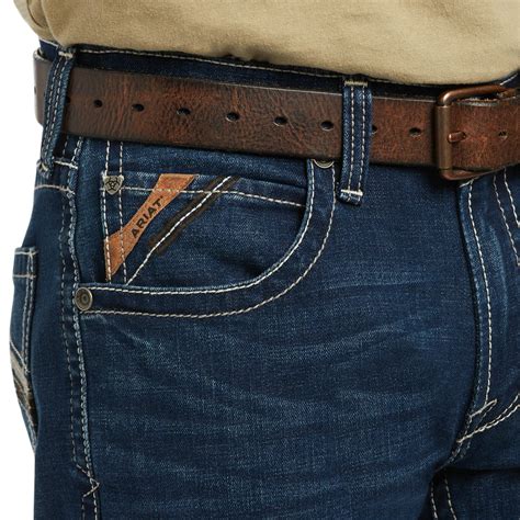 10040746 Ariat Mens M5 Straight Stretch Remming Stackable Straight Leg