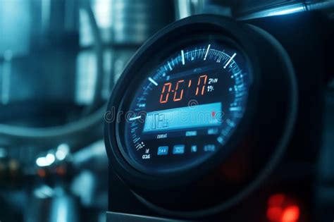 Smart Water Meter Displaying Real Time Consumption Data In Industrial Setting Generative Ai