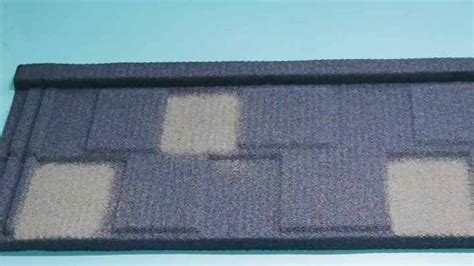 Thermal Insulation Eurotile Shingle Roof Stone Coated Metal Roof Tile