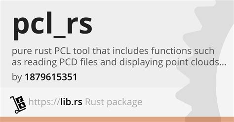 Pclrs — Rust Data Vis Library Librs