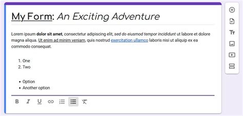 How To Format Text In Google Forms