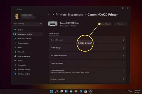 How To Set A Default Printer In Windows 11