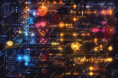 Intricate Flowchart Of A Quantum Algorithm Premium Ai Generated Image