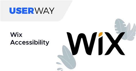 How To Install UserWay On Wix Websites UserWay Website Accessibility